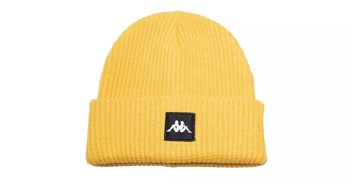 Czapka Kappa Hoppa Beeanie 308075-15-0850 kolor Żółty ☀️ Sklep SunStyle.pl