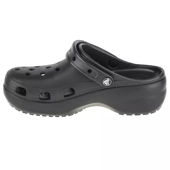 Damskie Klapki Crocs Classic Platform Clog 206750-001 - SunStyle.pl