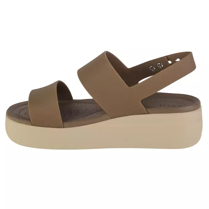 Damskie Sandały Crocs Brooklyn Low Wedge 206453-2YI - SunStyle.pl