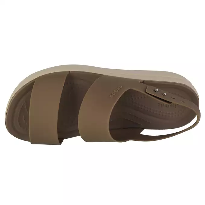 Damskie Sandały Crocs Brooklyn Low Wedge 206453-2YI - SunStyle.pl