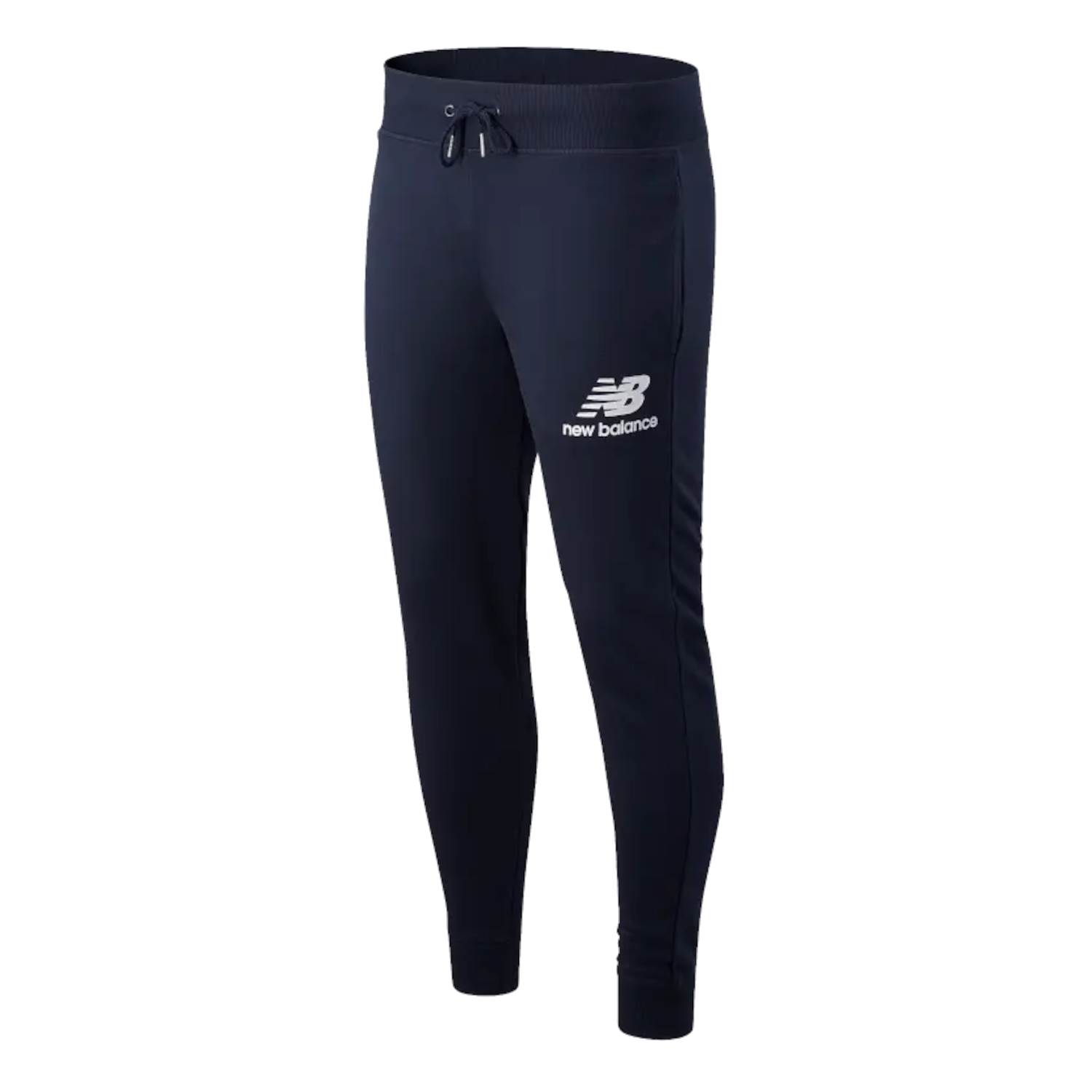 Spodnie bawełniane New Balance męskie MP03558AG granatowe -SunStyle.pl