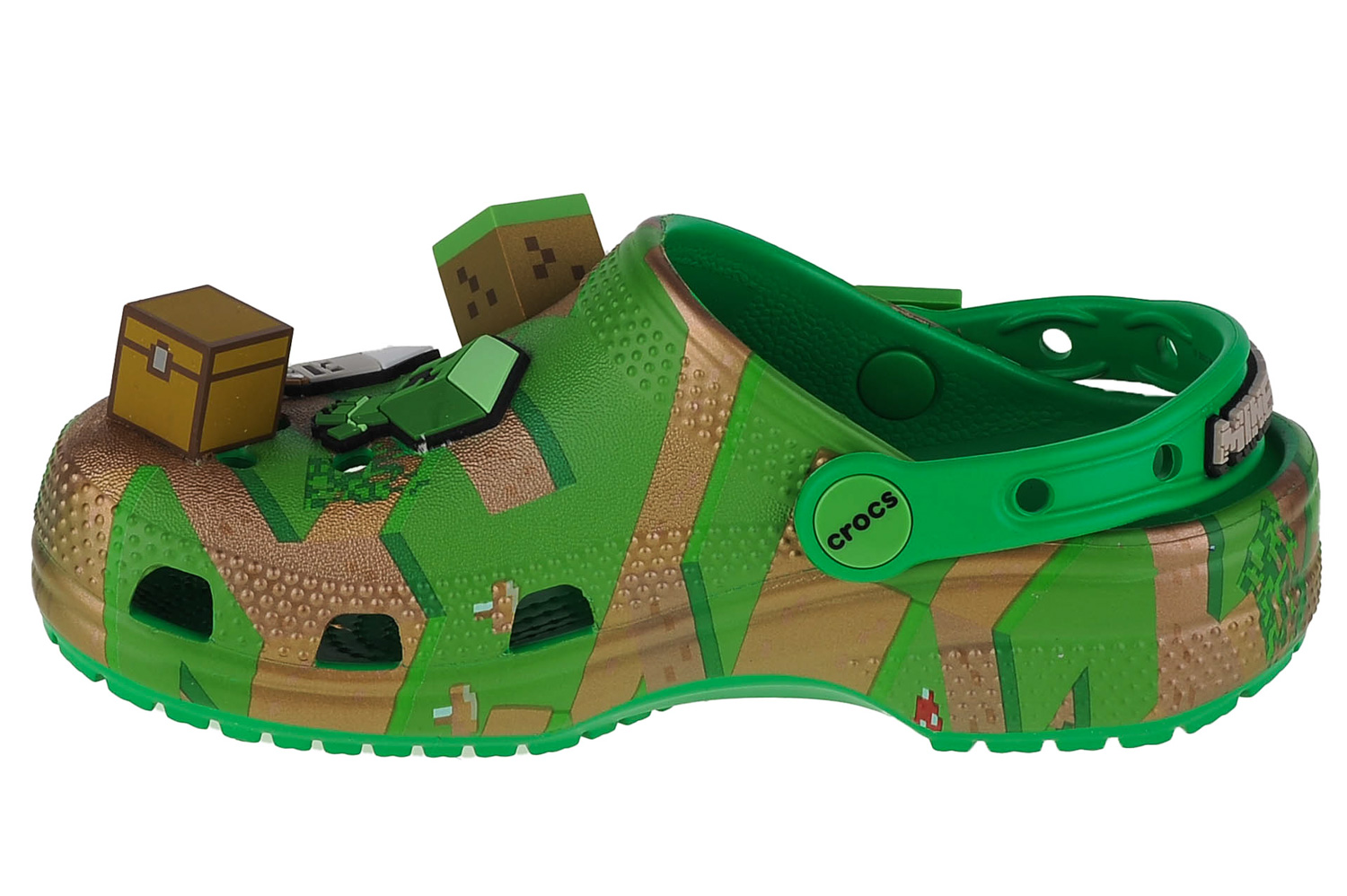 Klapki Crocs Elevated Minecraft Classic Kids Clog 208473-90H SunStyle