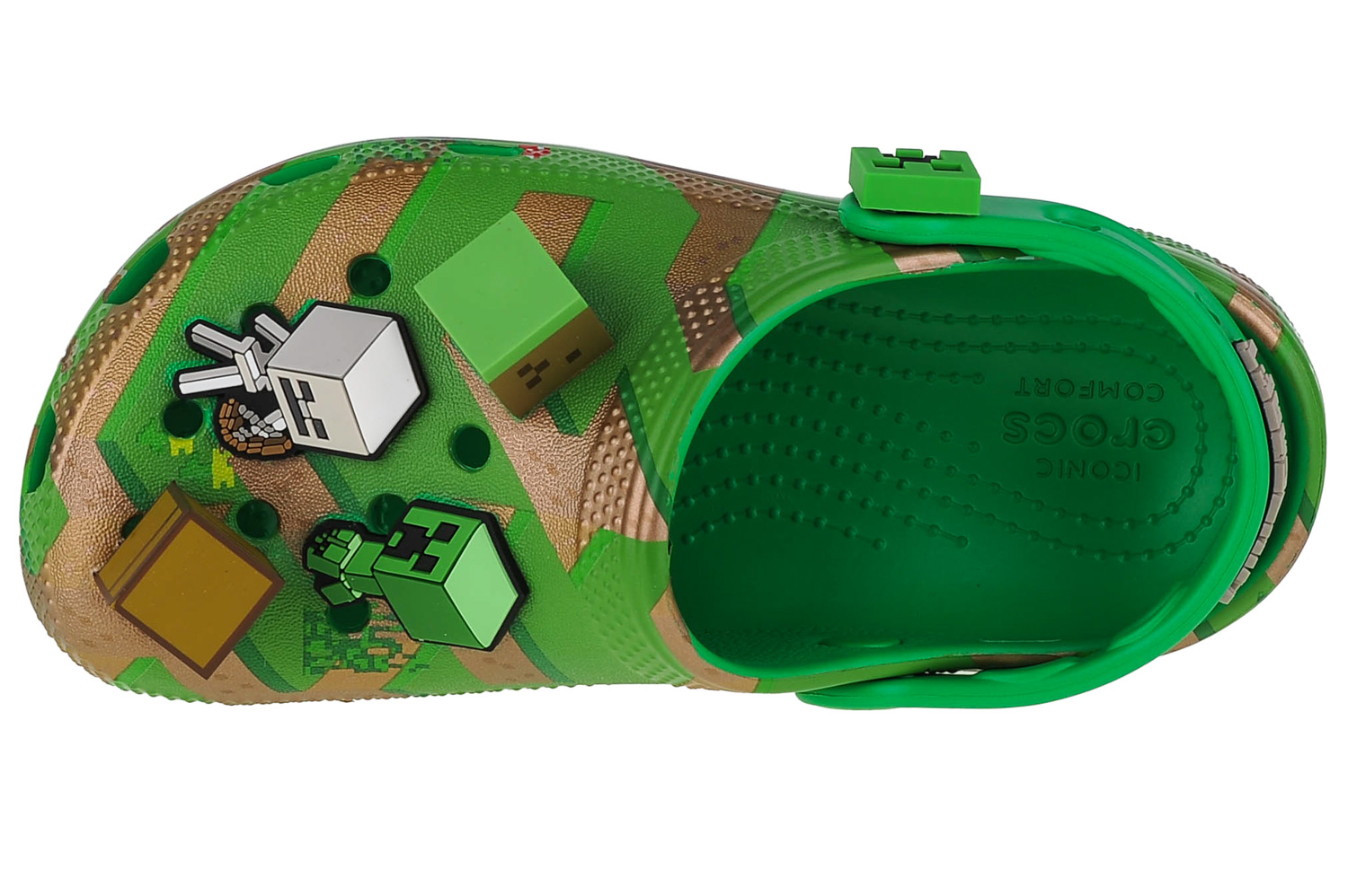 Klapki Crocs Elevated Minecraft Classic Kids Clog 208473-90H SunStyle